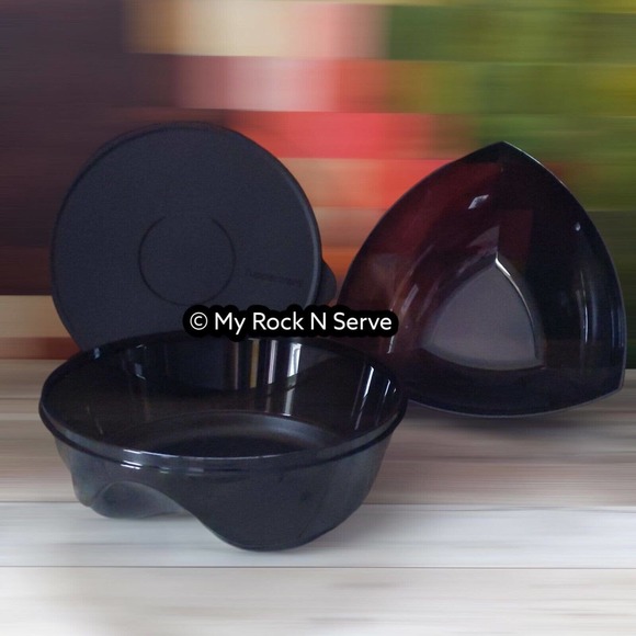Tupperware | Dining | New Tupperware Acrylic Clearly Elegant Bowl35l ...